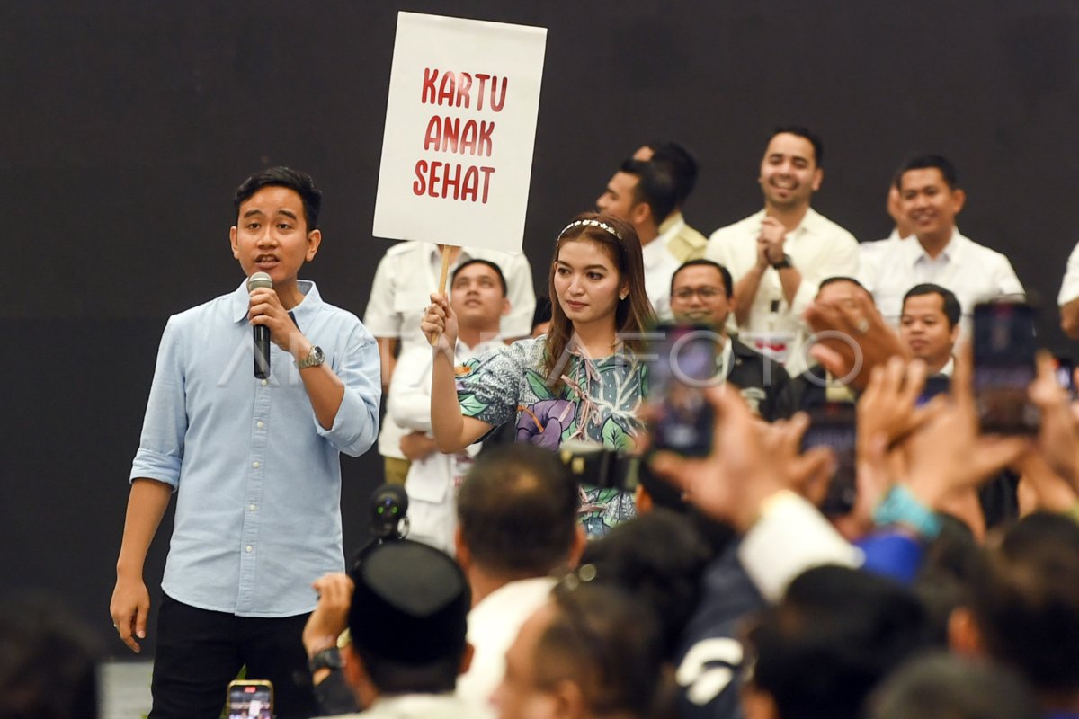 Deklarasi Prabowo Gibran Antara Foto