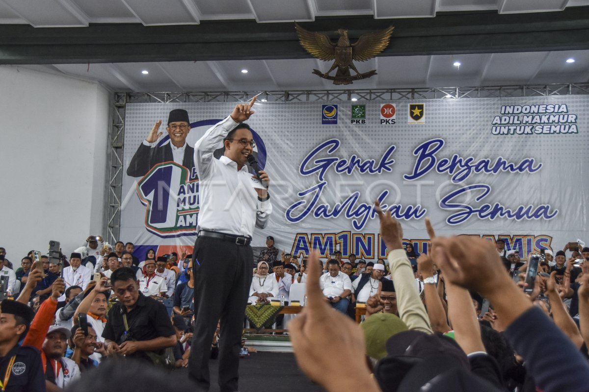 Kampanye Anies Baswedan di Ciamis | ANTARA Foto