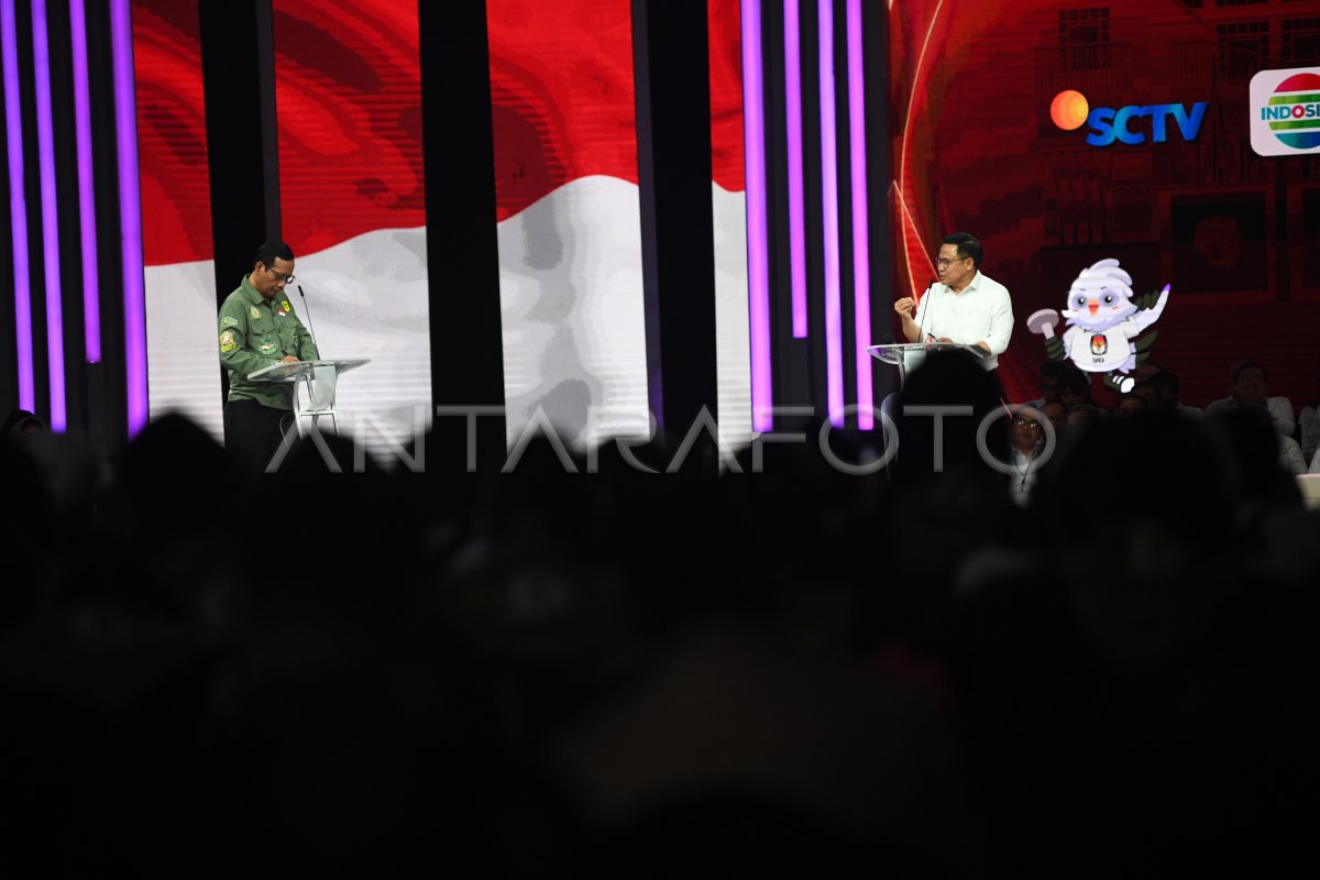 Debat keempat Pilpres 2024 | ANTARA Foto Debat keempat Pilpres 2024 | ANTARA Foto