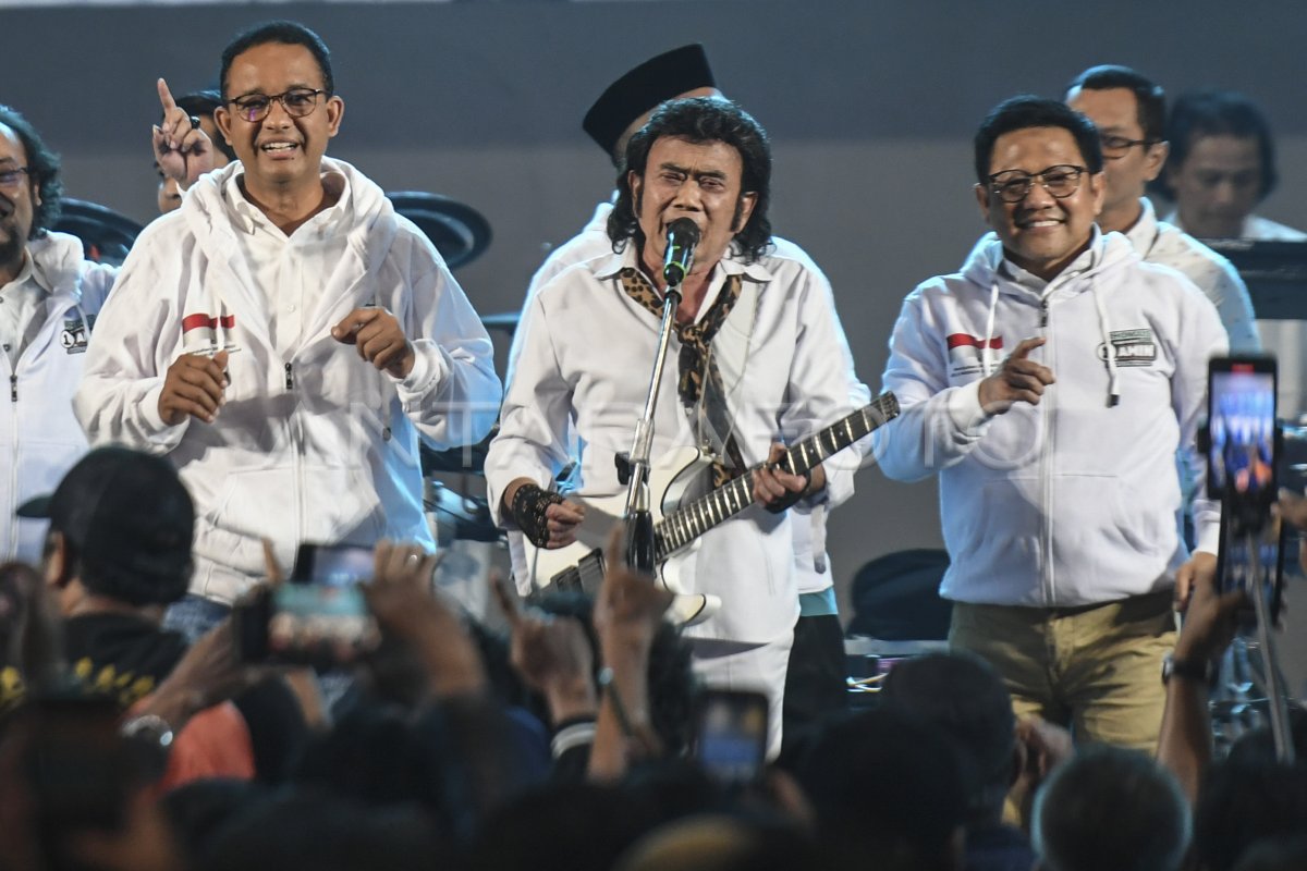 Rhoma Irama deklarasi dukung Anies-Muhaimin | ANTARA Foto