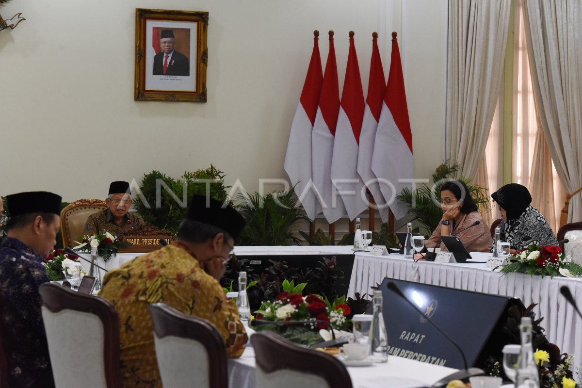 Wapres pimpin Ratas Percepatan Penanggulangan Kemiskinan | ANTARA Foto