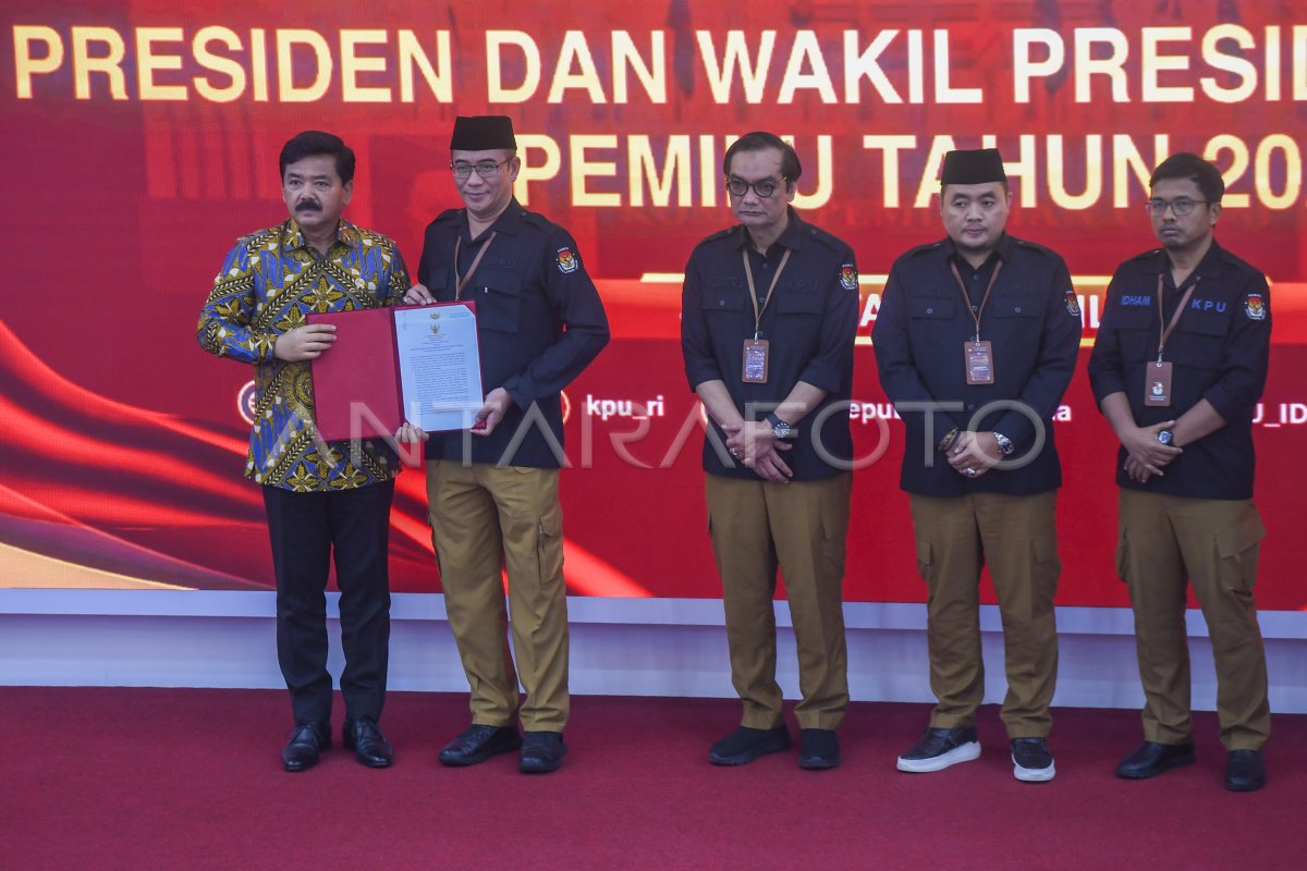 KPU tetapkan Prabowo-Gibran Presiden dan Wakil Presiden terpilih | ANTARA Foto
