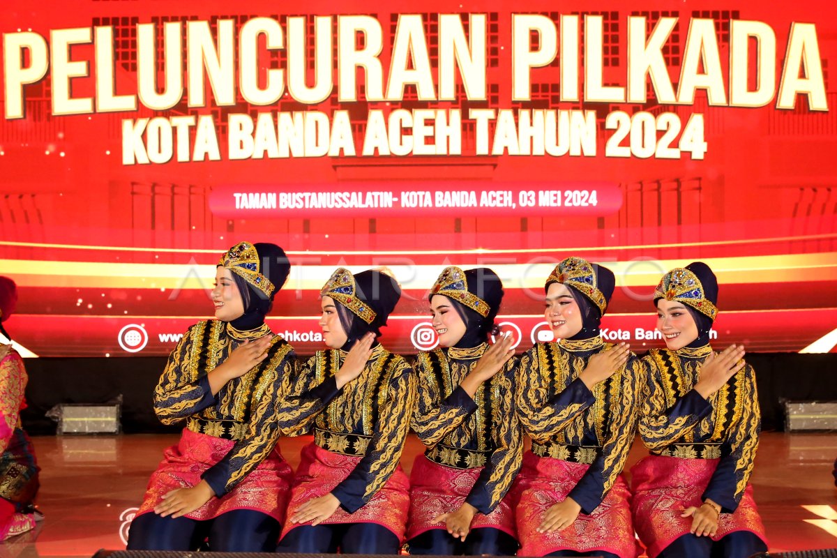 Peluncuran pilkada 2024 kota Banda Aceh | ANTARA Foto