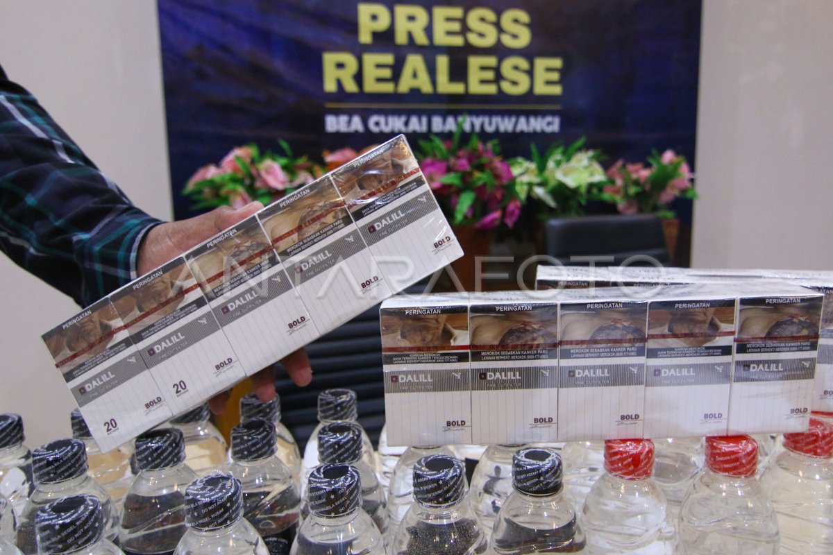 Bea Cukai gagalkan peredaran rokok dan minuman ilegal | ANTARA Foto