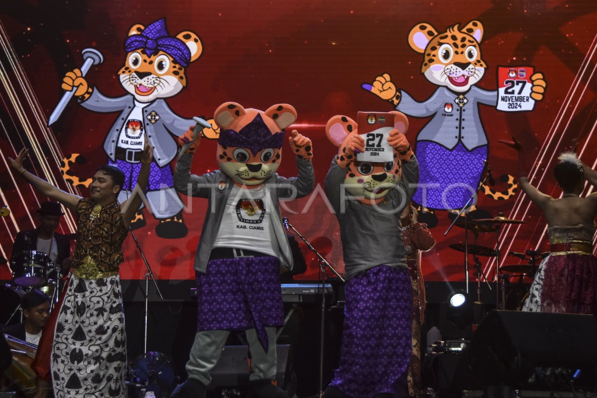Peluncuran maskot pilkada Ciamis | ANTARA Foto