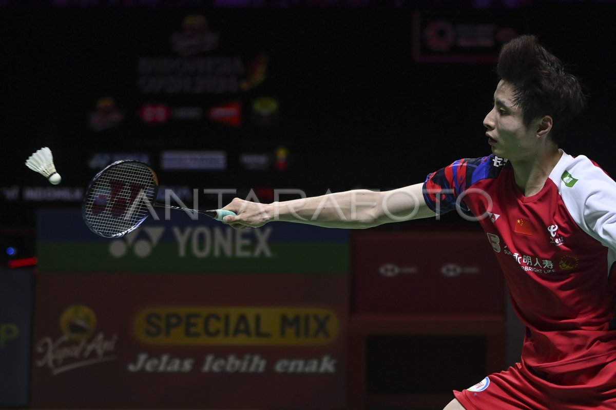 Tunggal putra China juara Indonesia Open 2024 | ANTARA Foto