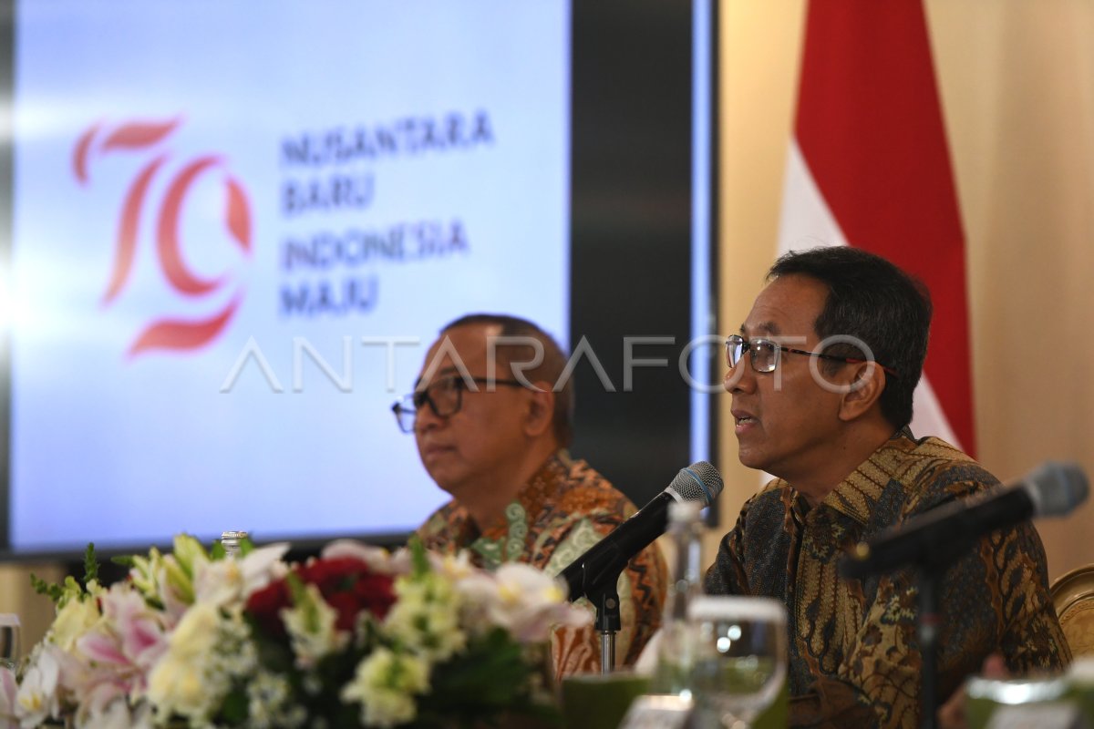 Peluncuran logo HUT ke-79 RI | ANTARA Foto