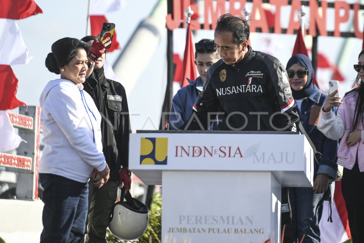 Peresmian Jembatan Pulau Balang Antara Foto