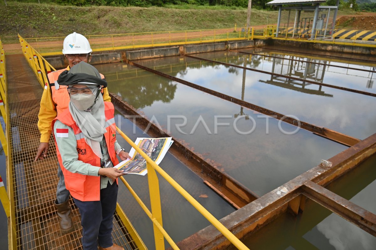 Pengelolaan air limpasan tambang nikel | ANTARA Foto