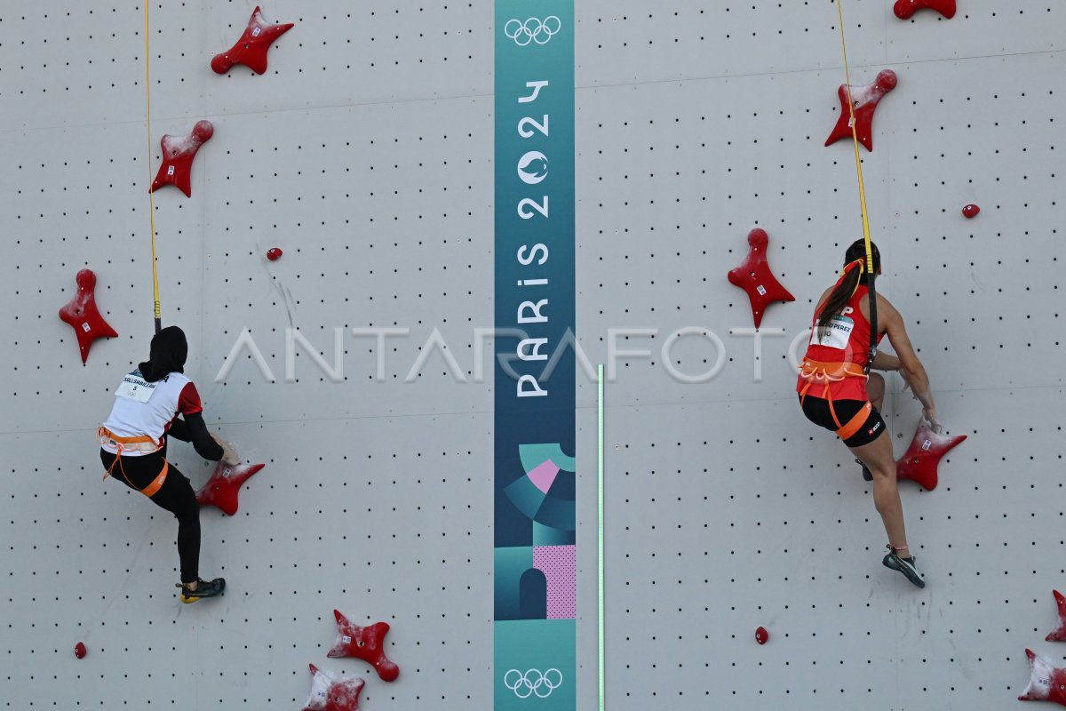 Olimpiade Paris 2024 : Panjat Tebing putri Indonesia lolos ke perempat final | ANTARA Foto