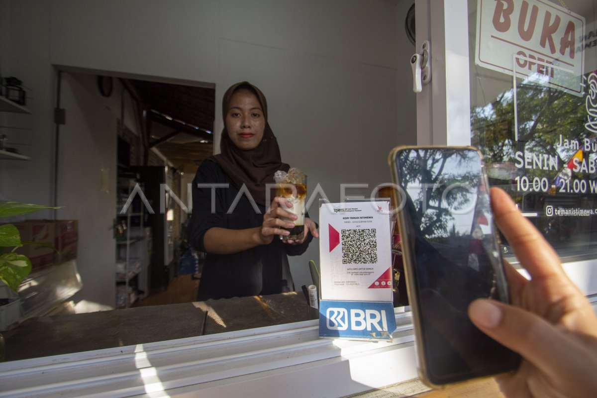 Pertumbuhan pengguna transaksi QRIS | ANTARA Foto