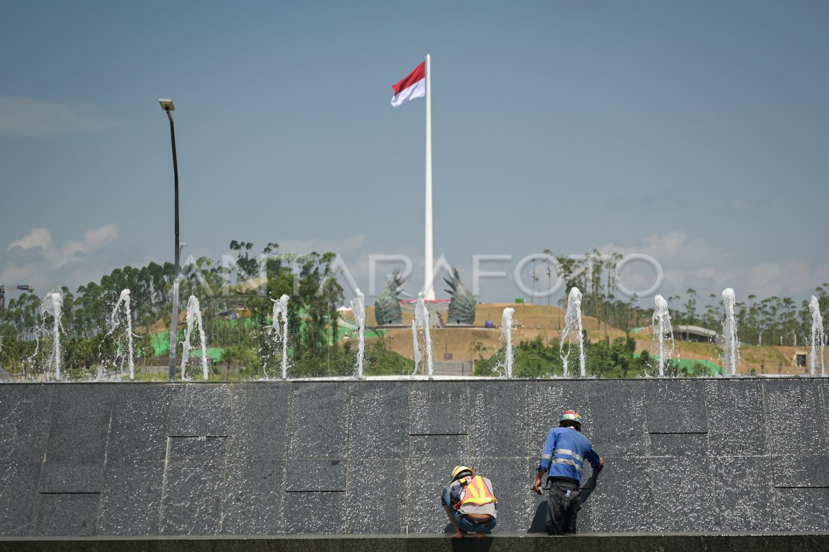 Jelang upacara HUT ke-79 RI di IKN | ANTARA Foto