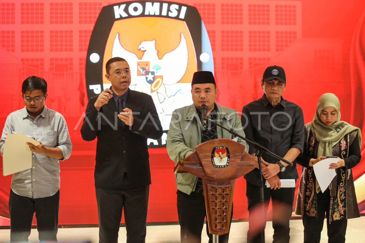 KPU tanggapi hasil putusan MK soal Pilkada | ANTARA Foto KPU tanggapi hasil putusan MK soal Pilkada | ANTARA Foto