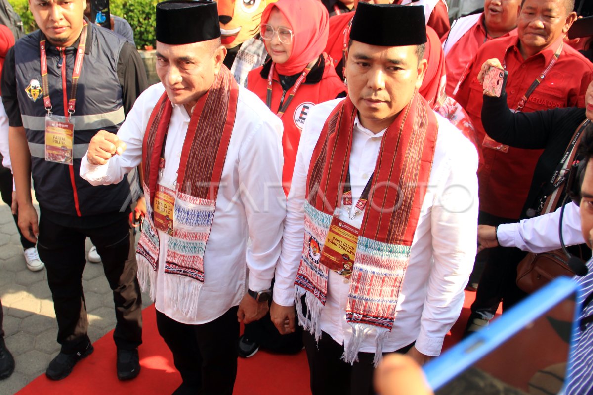 Edy Rahmayadi-Hasan Basri daftar Pilgub Sumut | ANTARA Foto