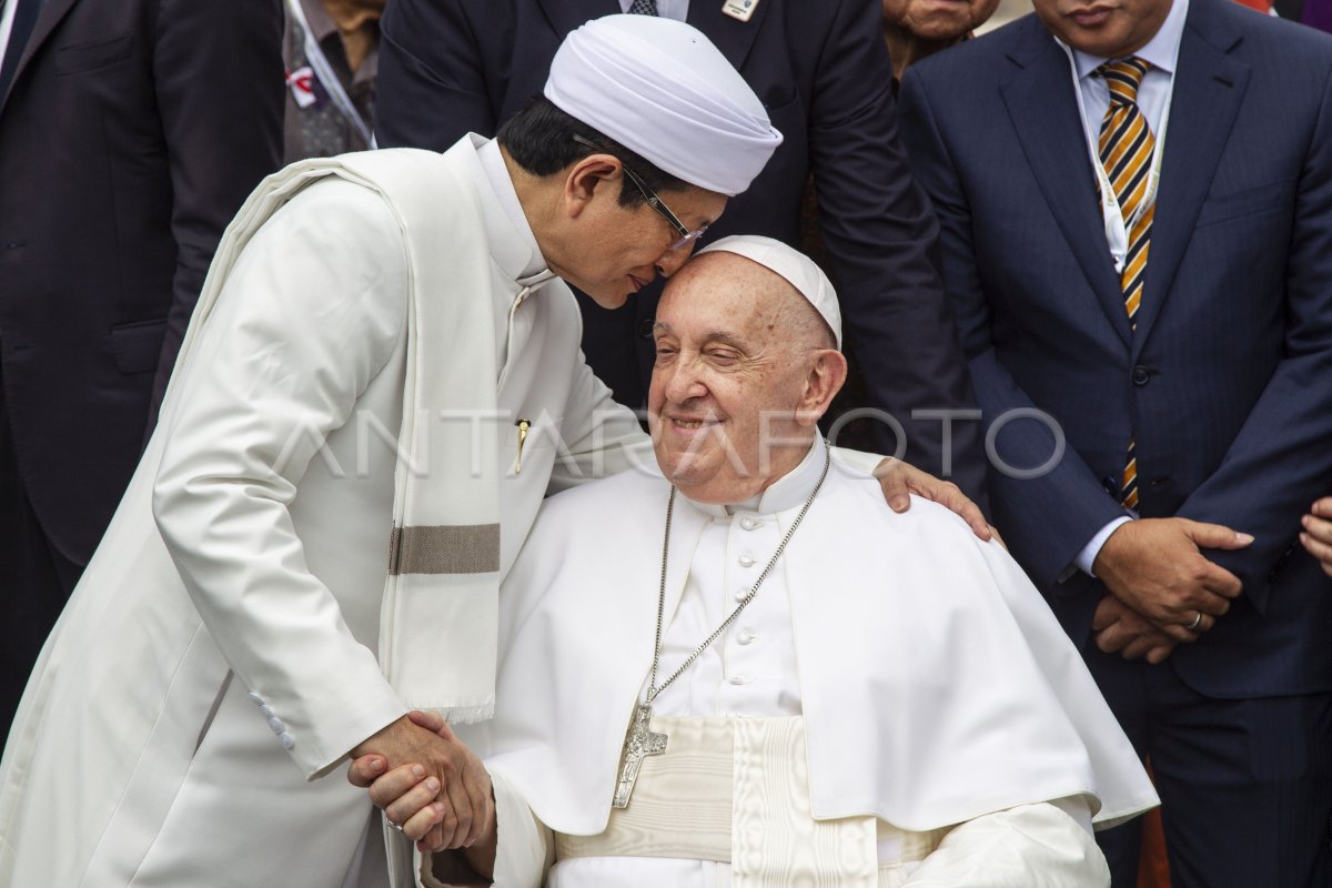 Paus Fransiskus kunjungi Masjid Istiqlal | ANTARA Foto