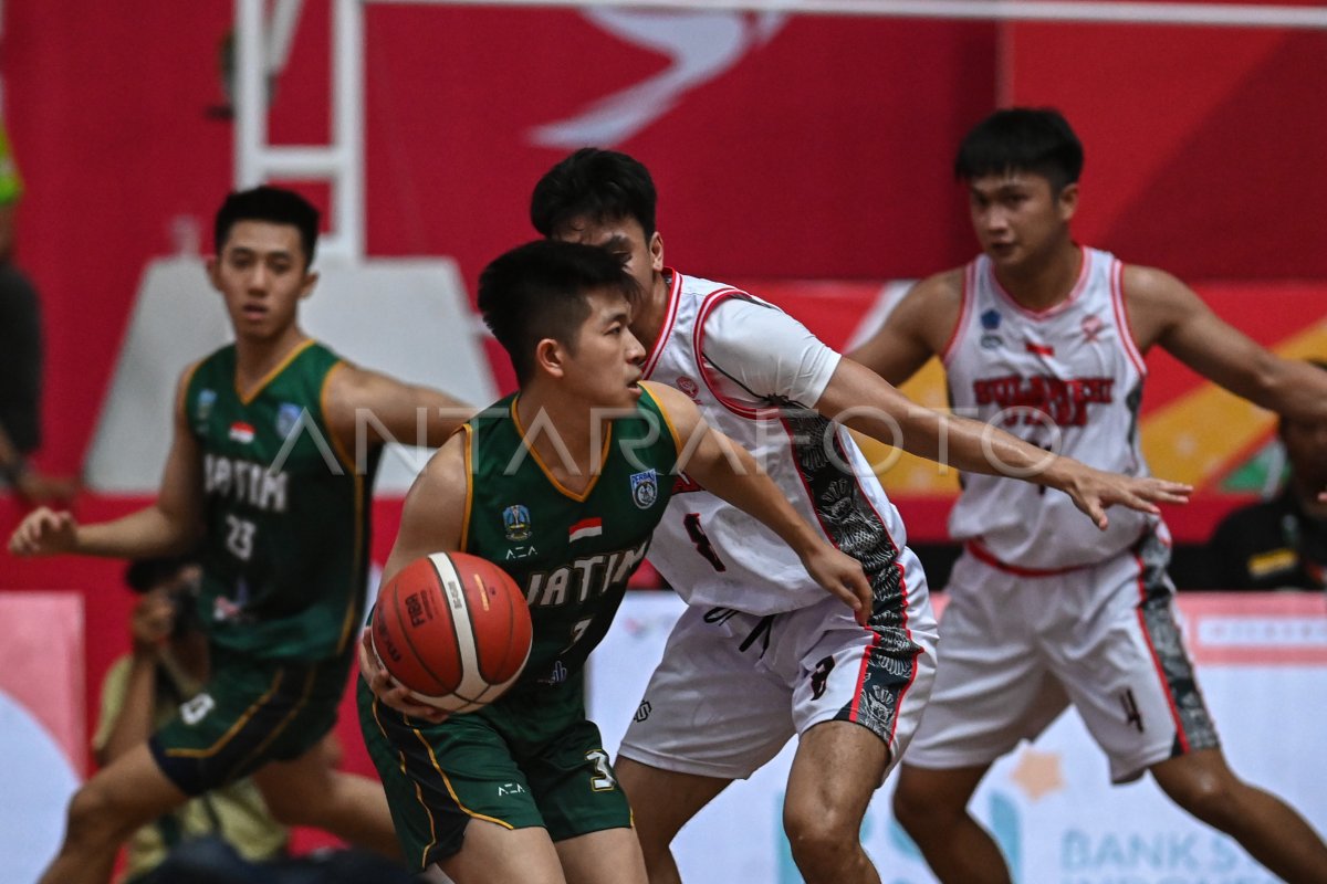 PON XXI Aceh-Sumut: Tim basket putra Jatim melaju ke final | ANTARA Foto