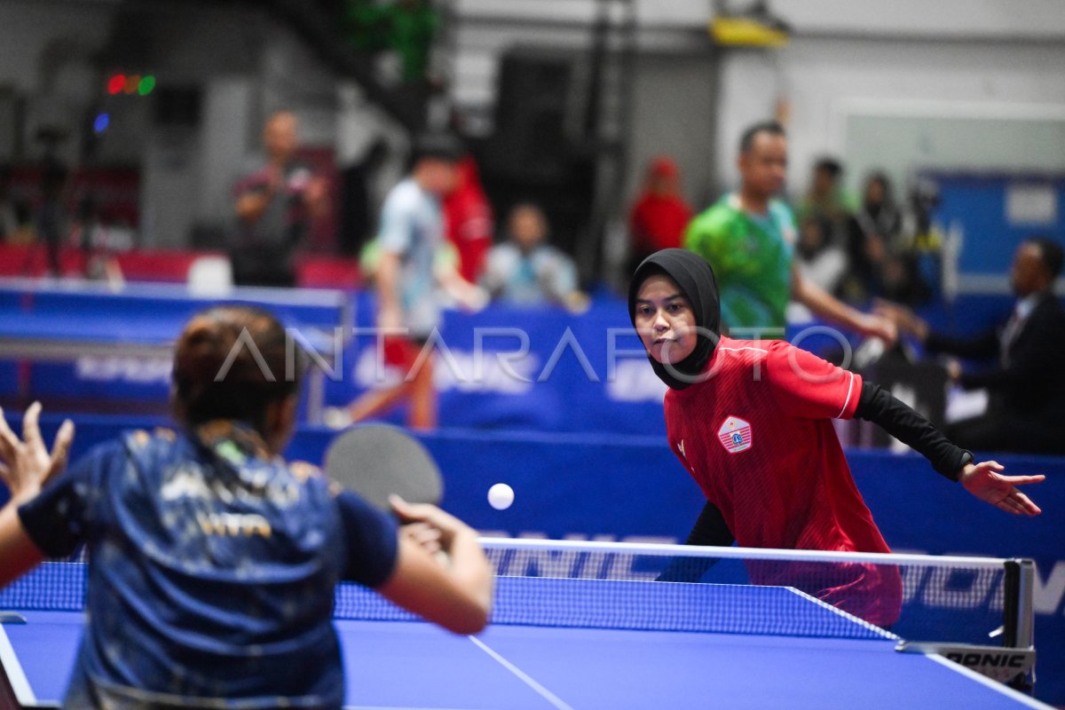 PON XXI Aceh-Sumut: DKI raih emas tenis meja beregu putri | ANTARA Foto
