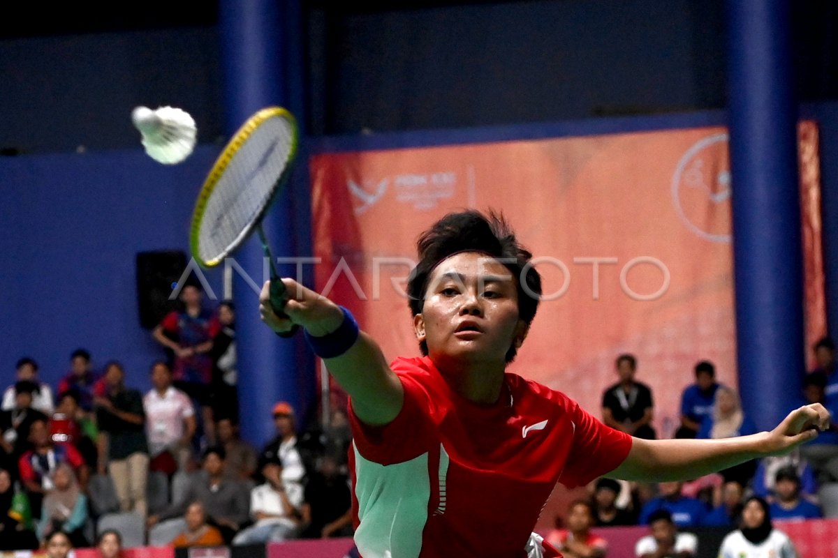 PON XXI Aceh-Sumut: Final bulu tangkis beregu putri | ANTARA Foto