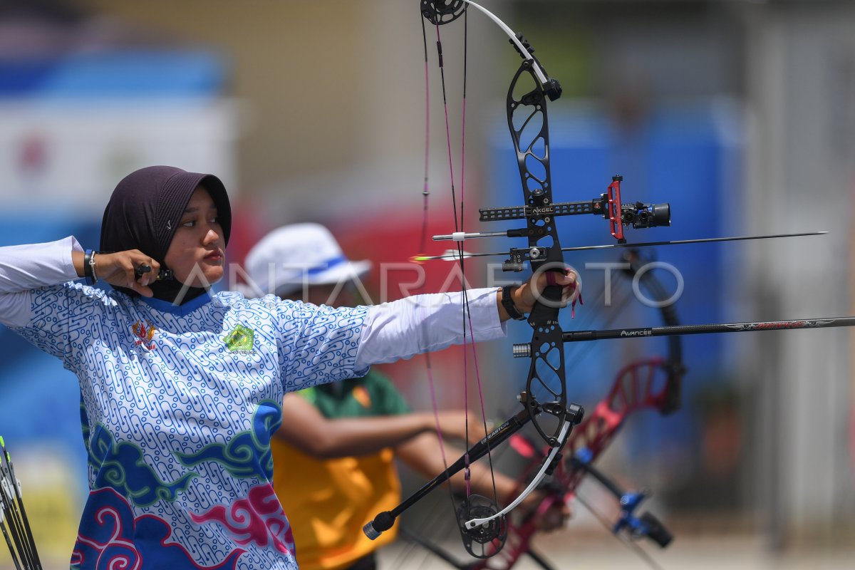 PON XXI Aceh-Sumut: Final panahan compound putri | ANTARA Foto