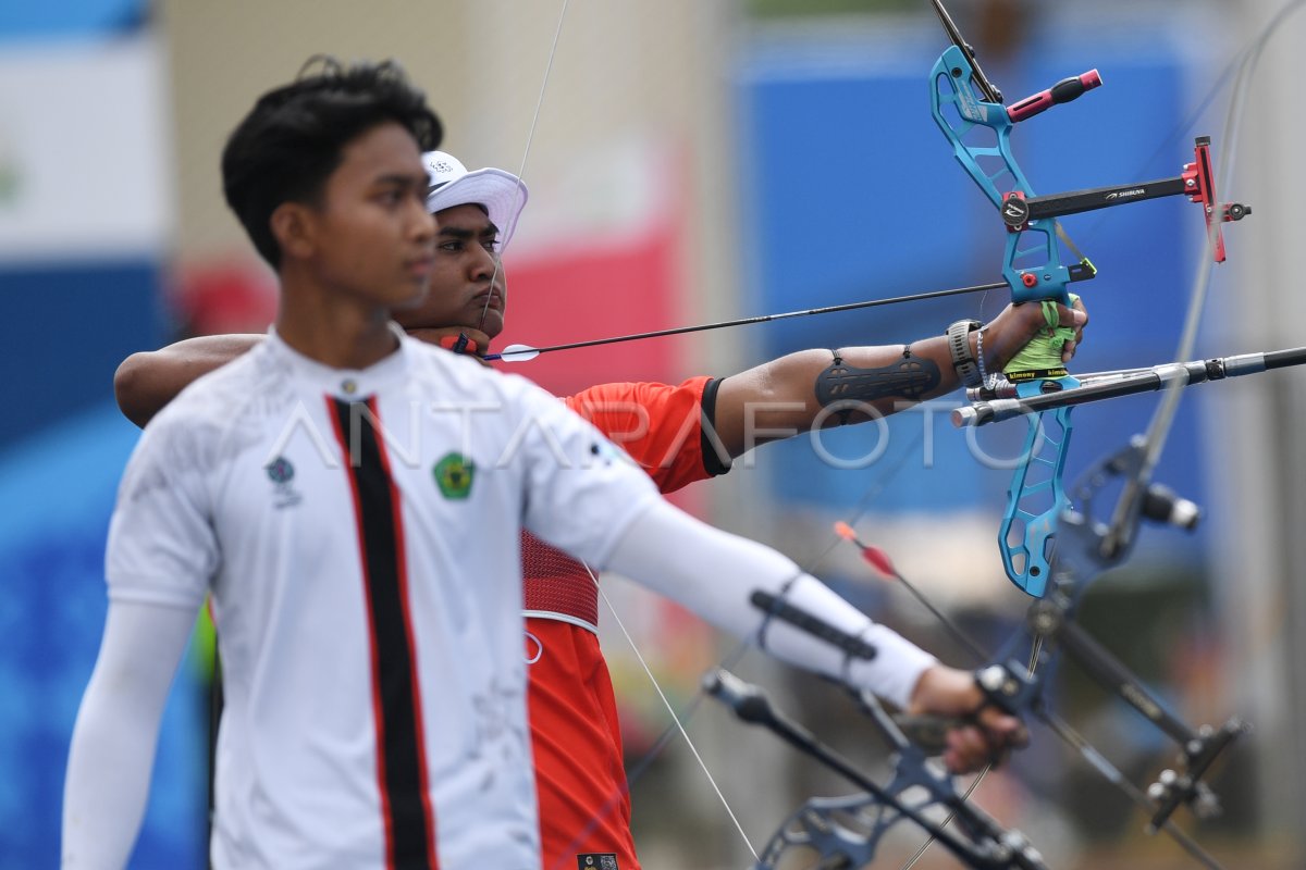 PON XXI Aceh-Sumut: Jabar raih emas panahan recurve putra | ANTARA Foto