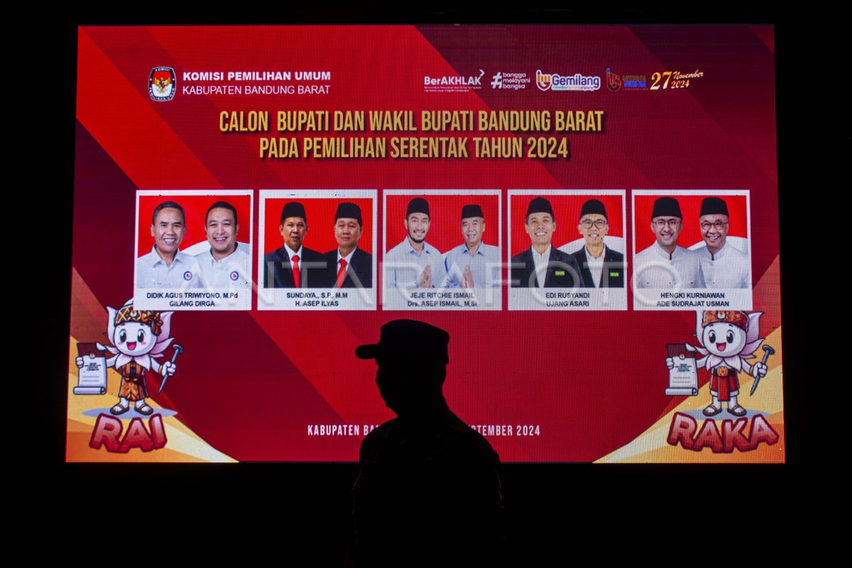 Pengamanan penetapan nomor urut Pilkada 2024 | ANTARA Foto