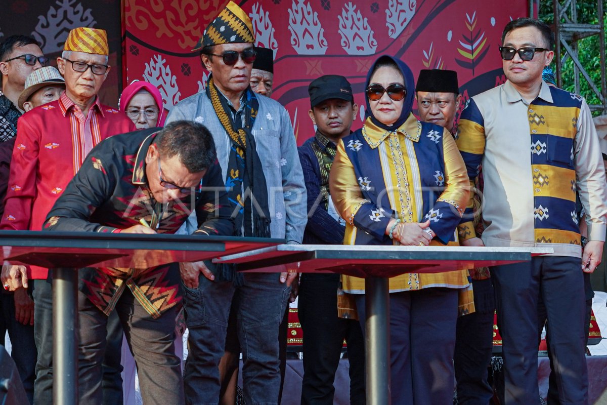 Deklarasi kampanye damai Pemilihan Gubernur-Wakil Gubernur Sultra | ANTARA Foto