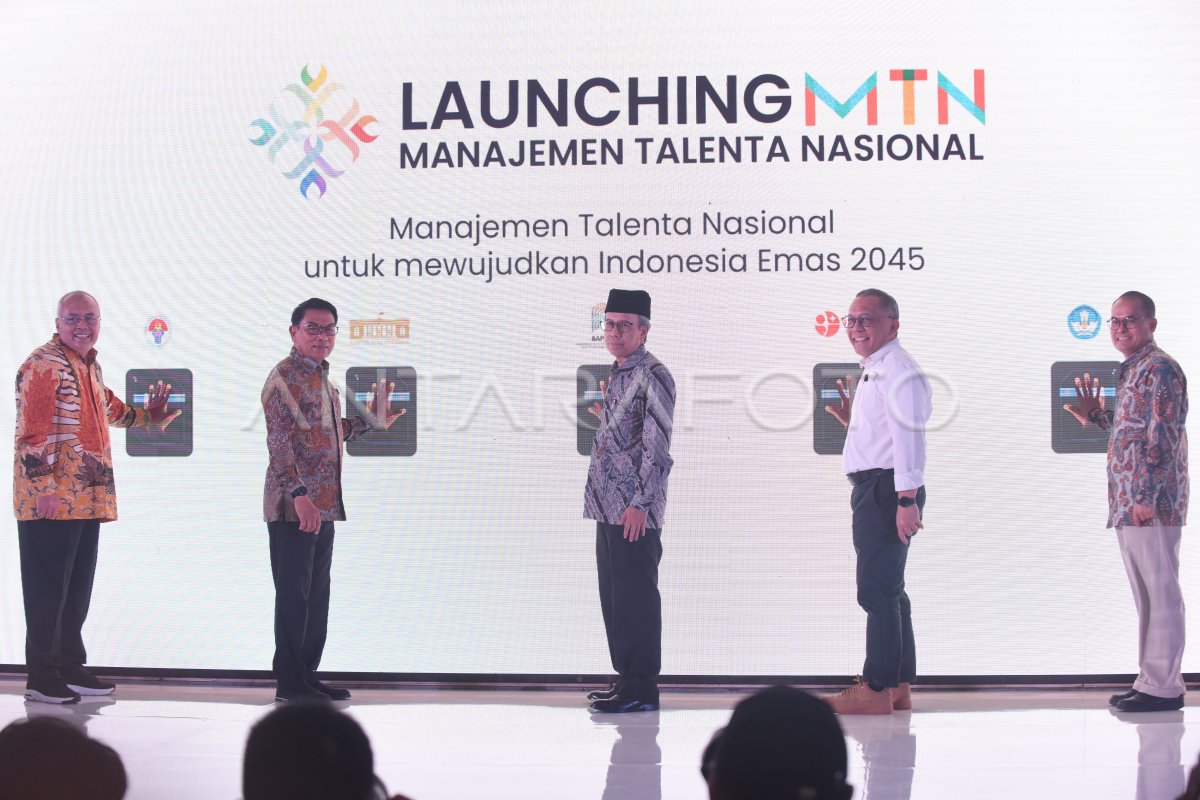 Peluncuran Desain Besar Manajemen Talenta Nasional | ANTARA Foto