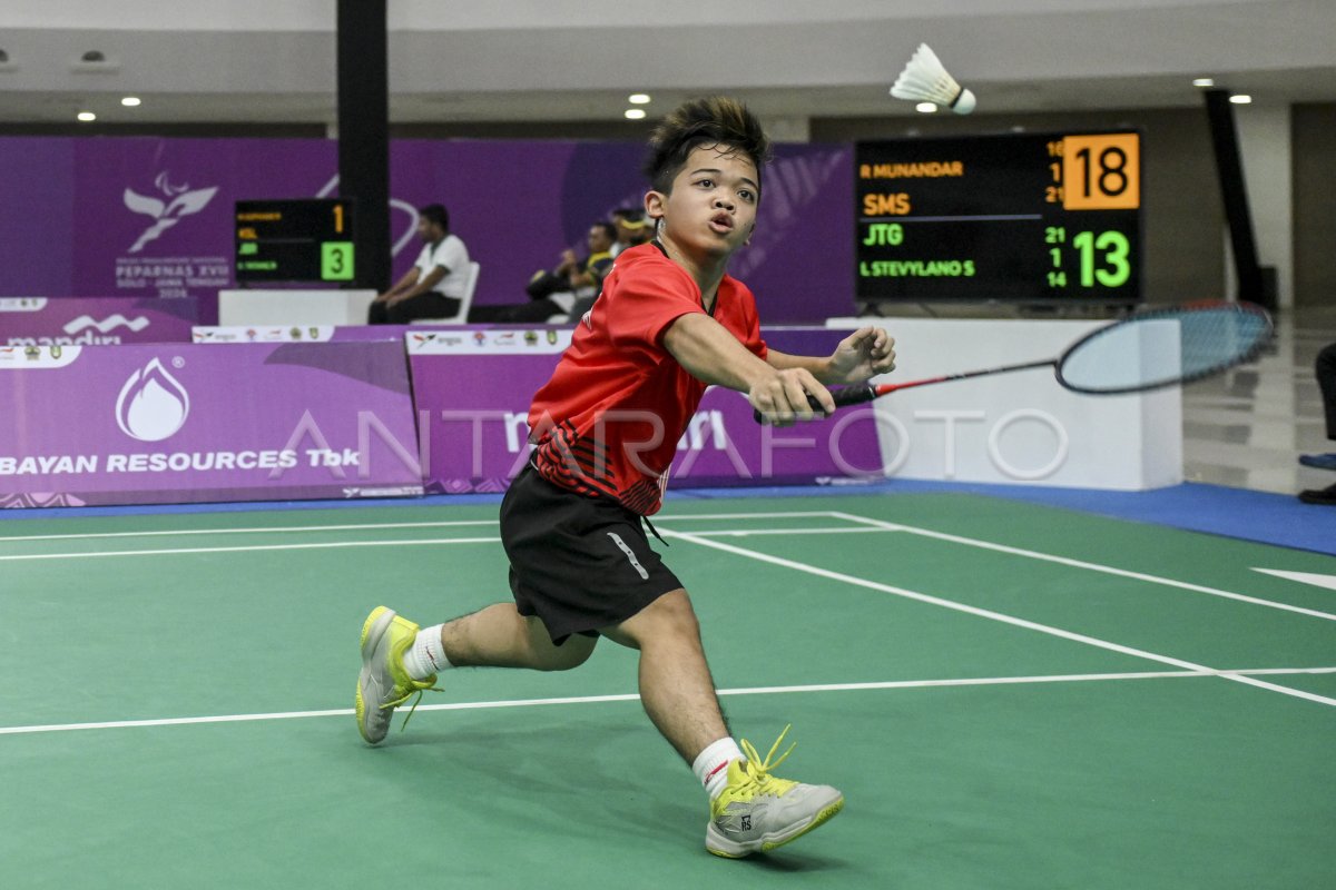Peparnas 2024: Semifinal tunggal putra SH6 para-bulu tangkis | ANTARA Foto