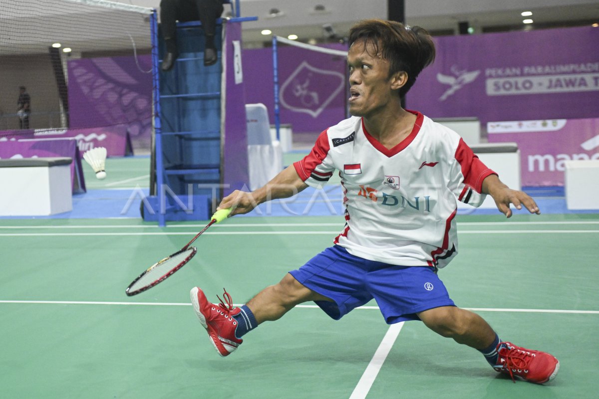 Peparnas 2024: Semifinal tunggal putra SH6 para-bulu tangkis | ANTARA Foto