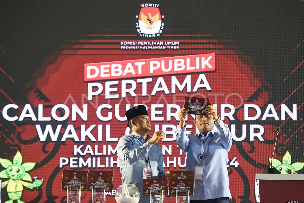 Debat pertama Pilgub Kaltim 2024 | ANTARA Foto