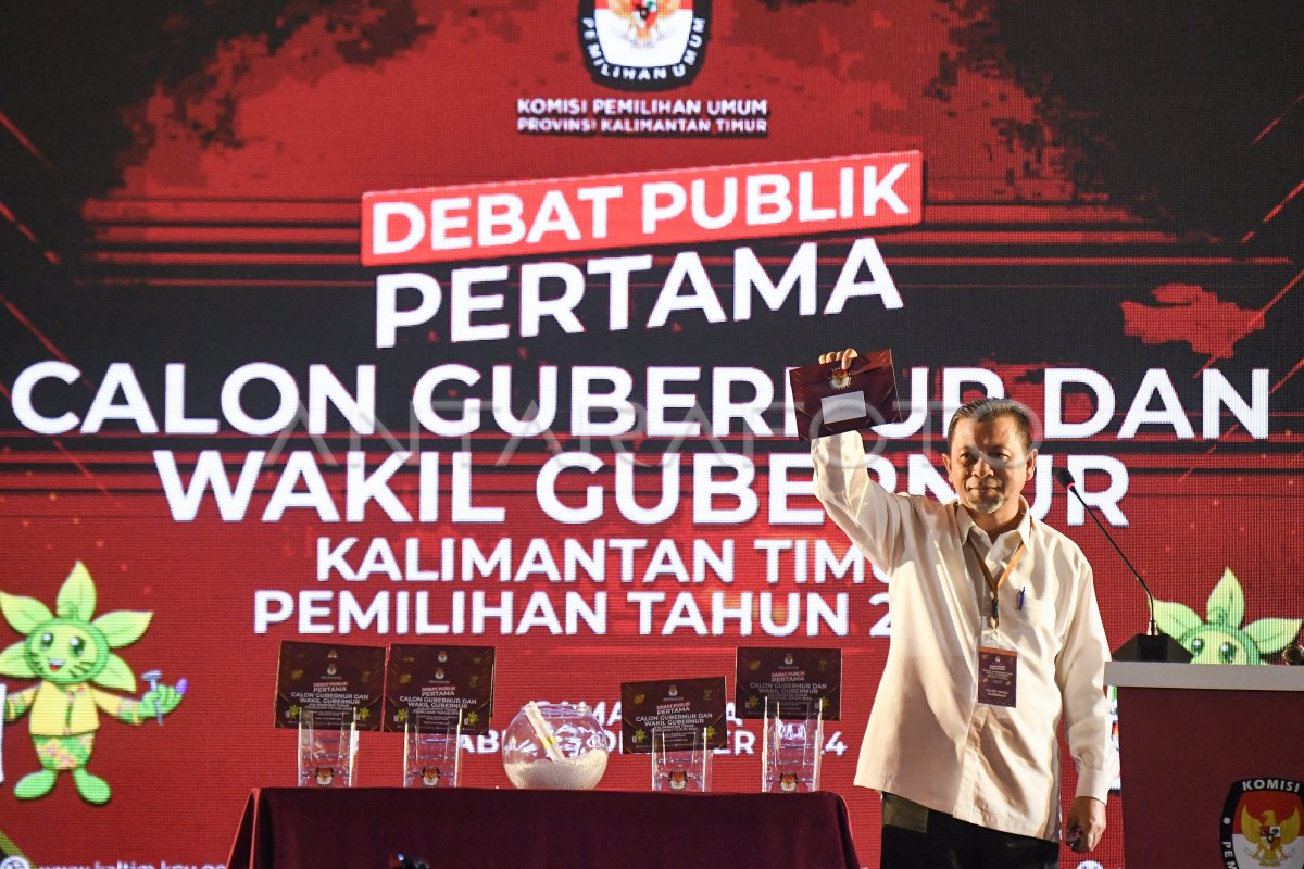 Debat pertama Pilgub Kaltim 2024 | ANTARA Foto