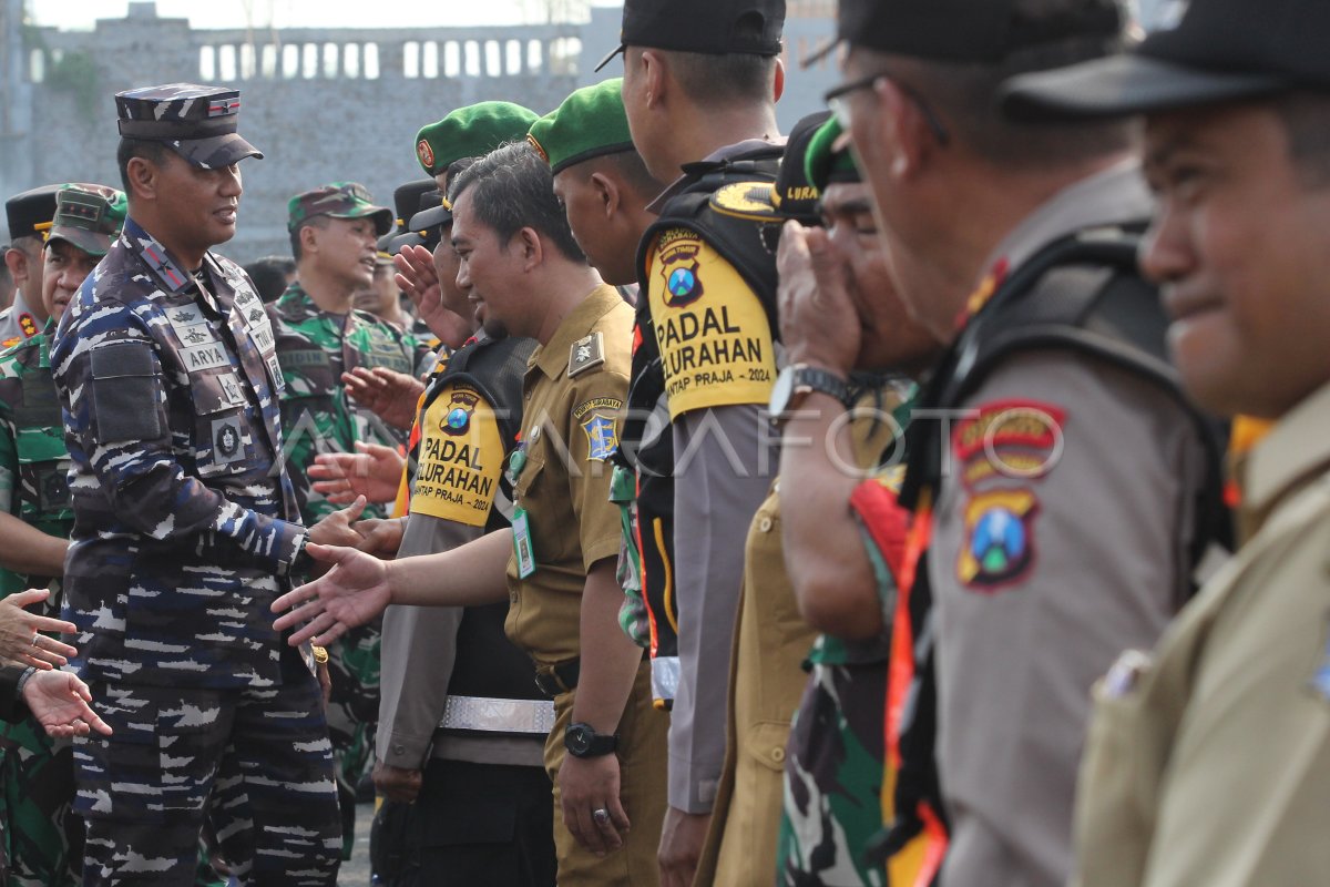 Apel pengamanan Pilkada 2024 di Surabaya | ANTARA Foto