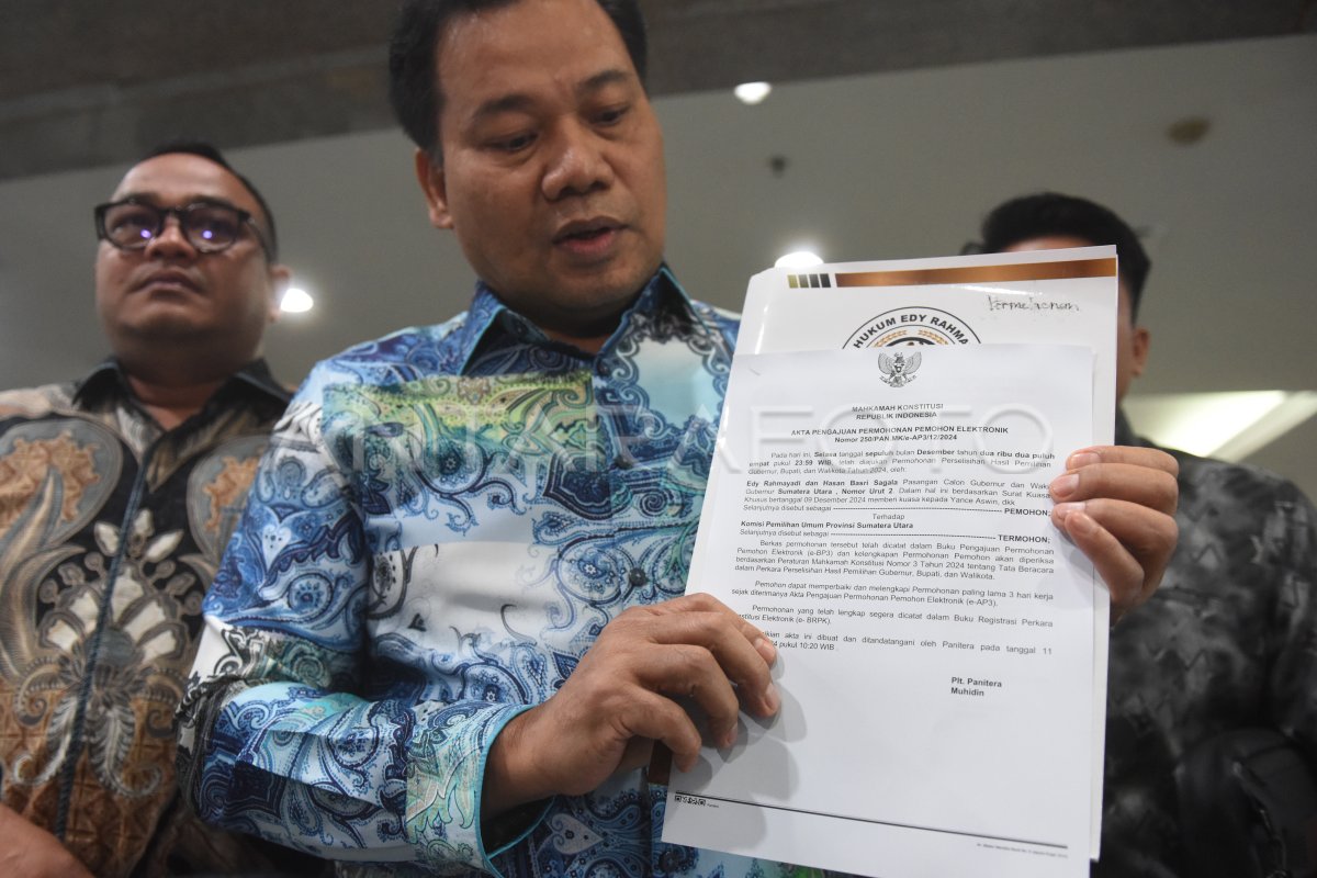 Kuasa hukum Edy Rahmayadi gugat sengketa Pilkada Sumut ke MK | ANTARA Foto