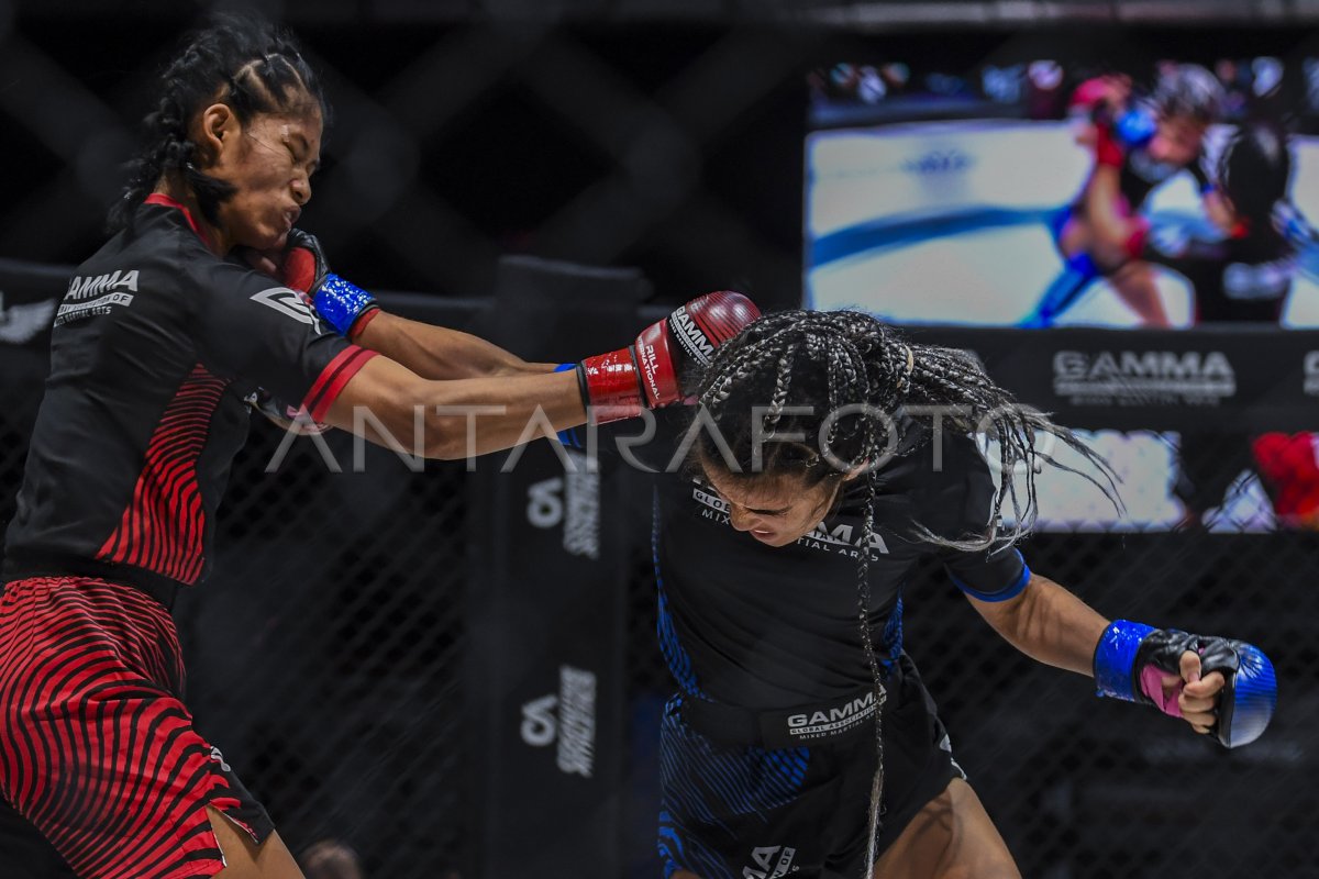 Babak final Women -47,6Kg GAMMA MMA World Championships | ANTARA Foto