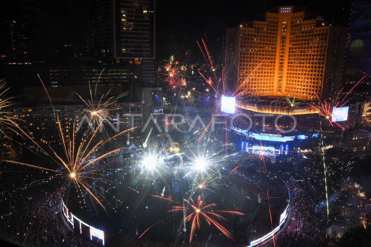 Malam Tahun Baru di Bundaran HI | ANTARA Foto