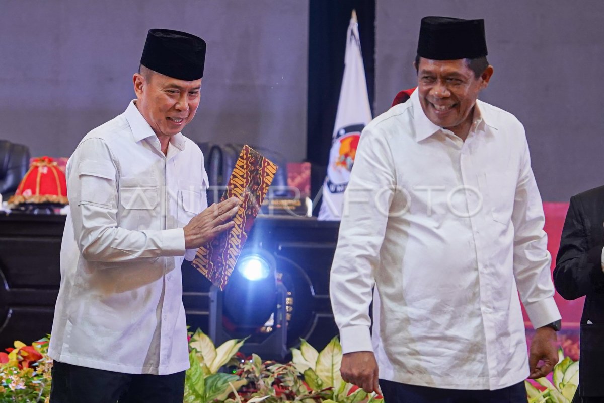 Penetapan Gubernur dan Wakil Gubernur terpilih Sultra | ANTARA Foto