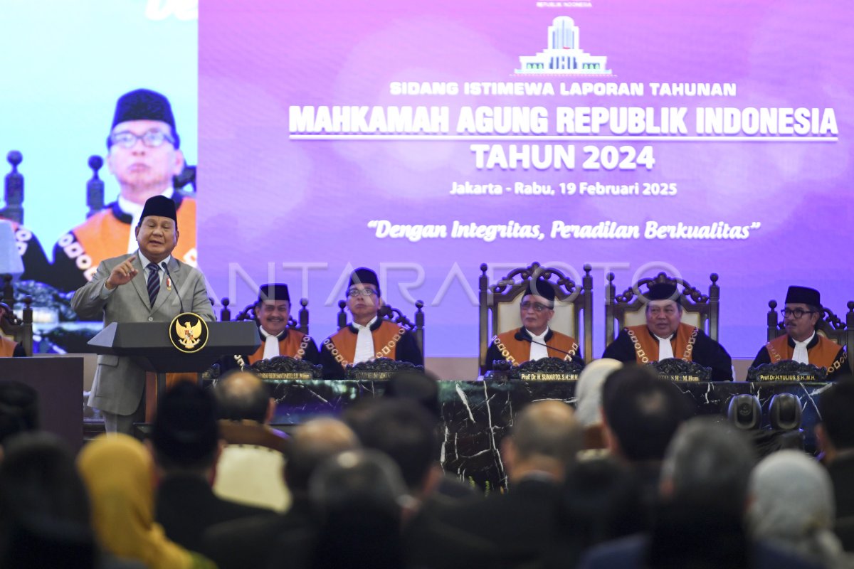Laporan tahunan Mahkamah Agung 2024 | ANTARA Foto