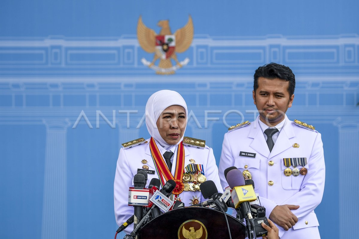 Pelantikan kepala daerah terpilih pilkada serentak | ANTARA Foto