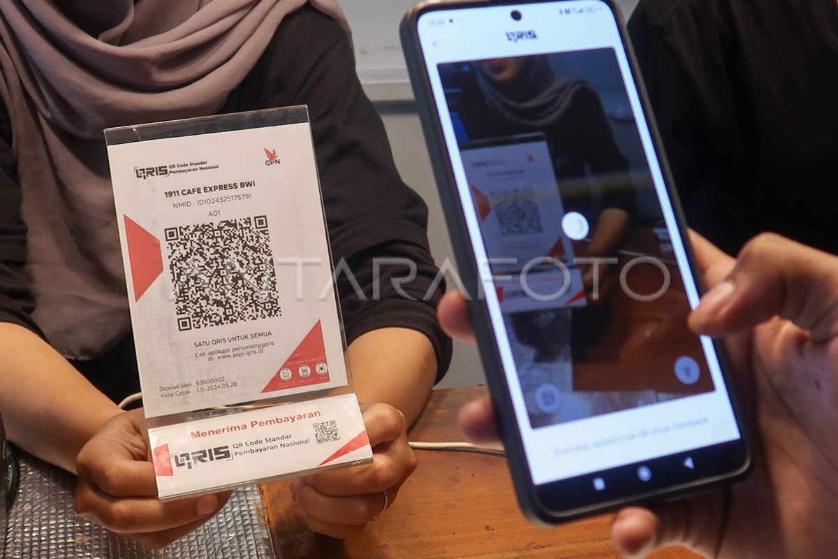 Transaksi Qris Januari 2025 meningkat | ANTARA Foto