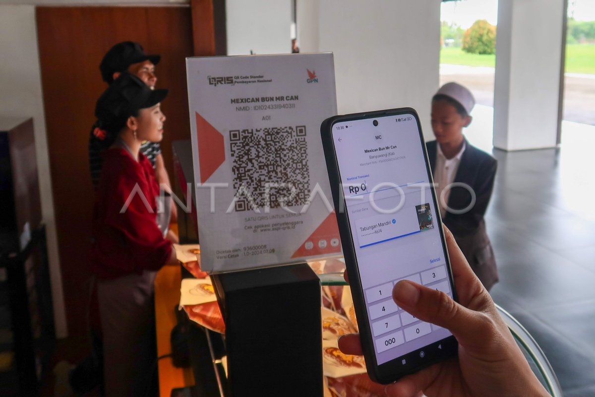 Transaksi Qris Januari 2025 meningkat | ANTARA Foto