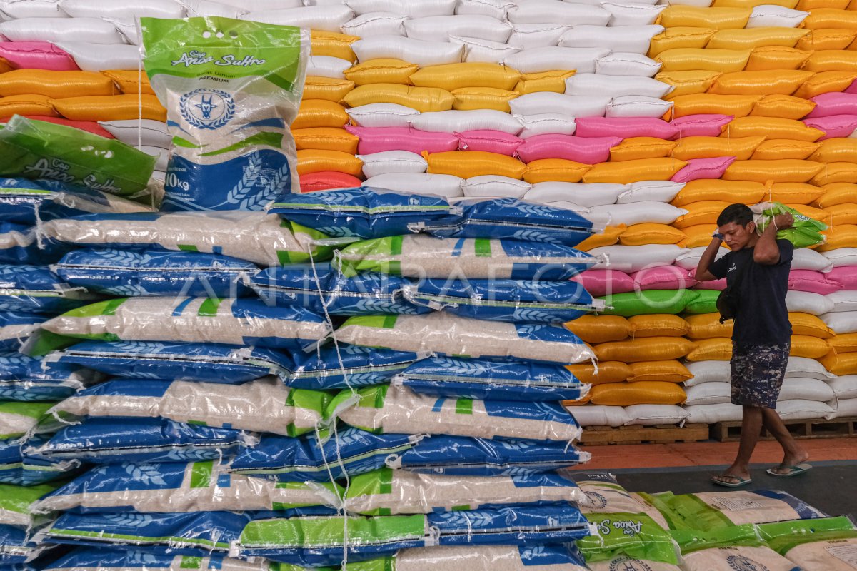 Stok beras Bulog di Kendari | ANTARA Foto