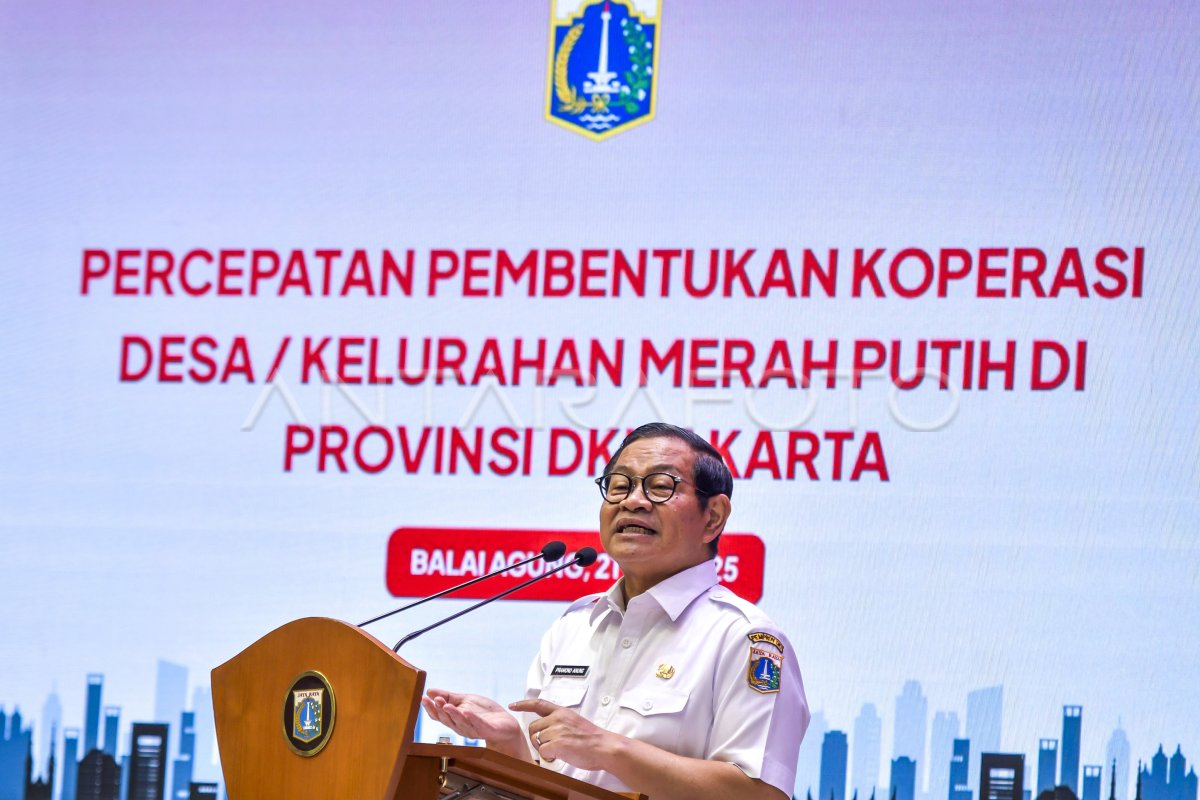 Percepatan pembentukan Koperasi Desa/Kelurahan Merah Putih DKI Jakarta | ANTARA Foto