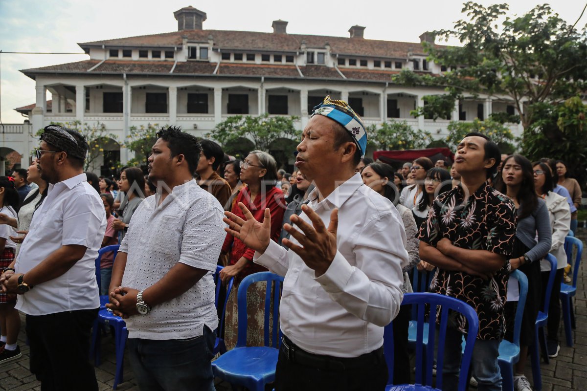 Ibadah Kenaikan Yesus Kristus di Lawang Sewu Semarang | ANTARA Foto