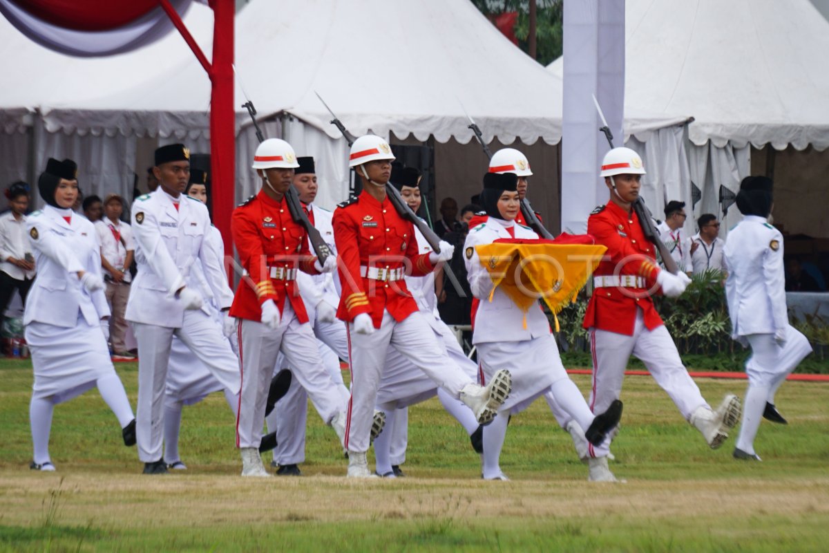 Upacara HUT ke-80 Kemerdekaan RI di IKN | ANTARA Foto