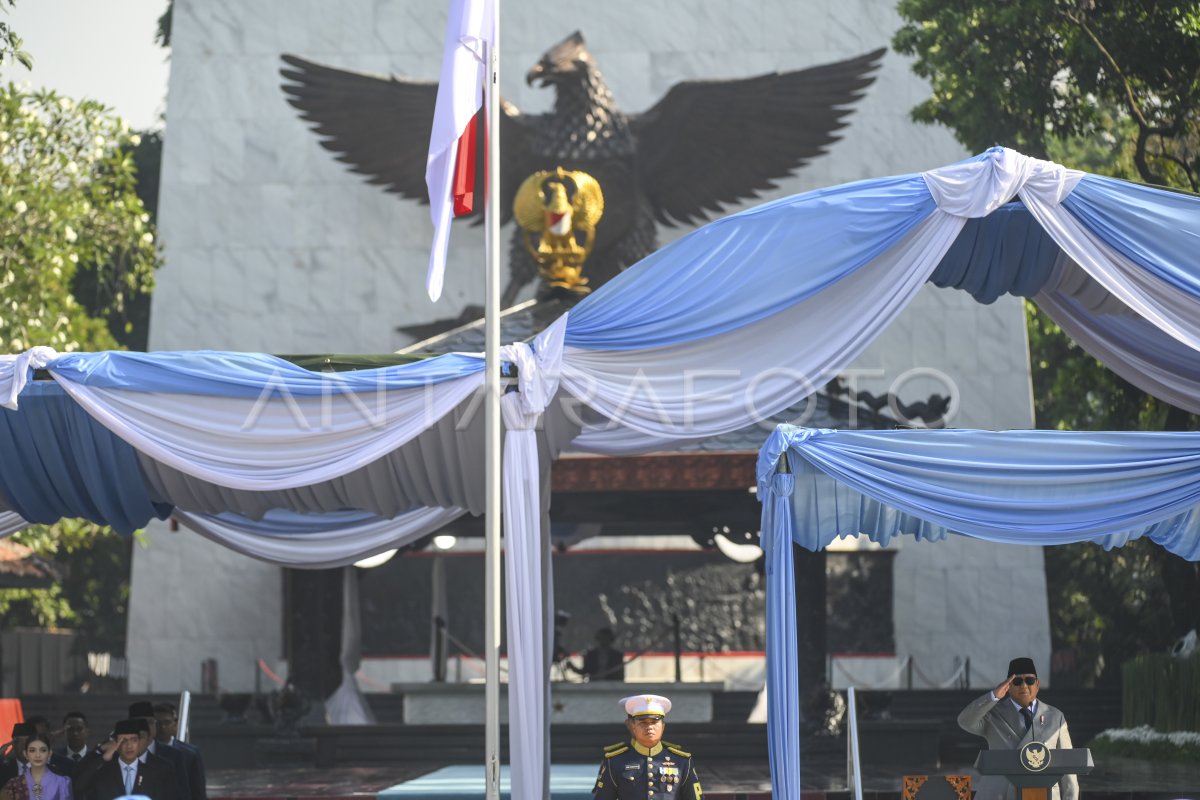 Presiden pimpin upacara Hari Kesaktian Pancasila 2025 | ANTARA Foto