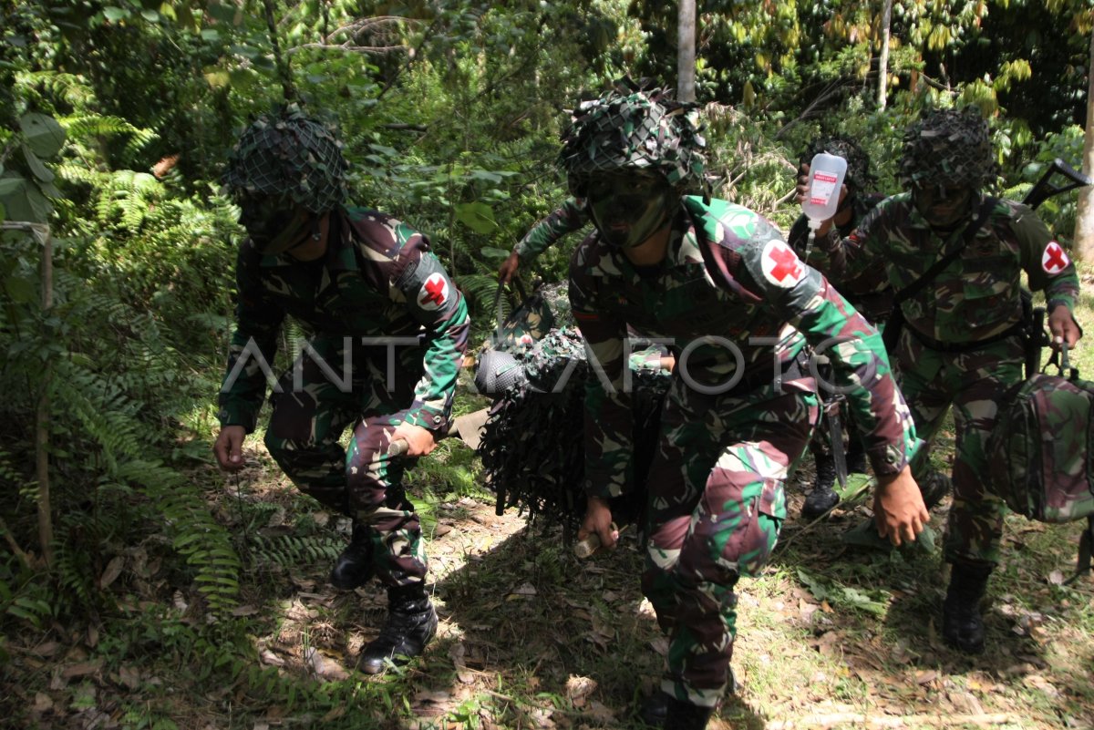 LATIHAN TEMPUR PRAJURIT TNI AD | ANTARA Foto