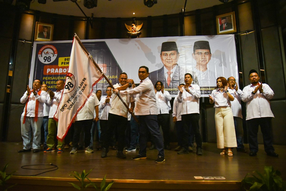 Aktivis 98 Sumut dukung Prabowo-Gibran | ANTARA Foto