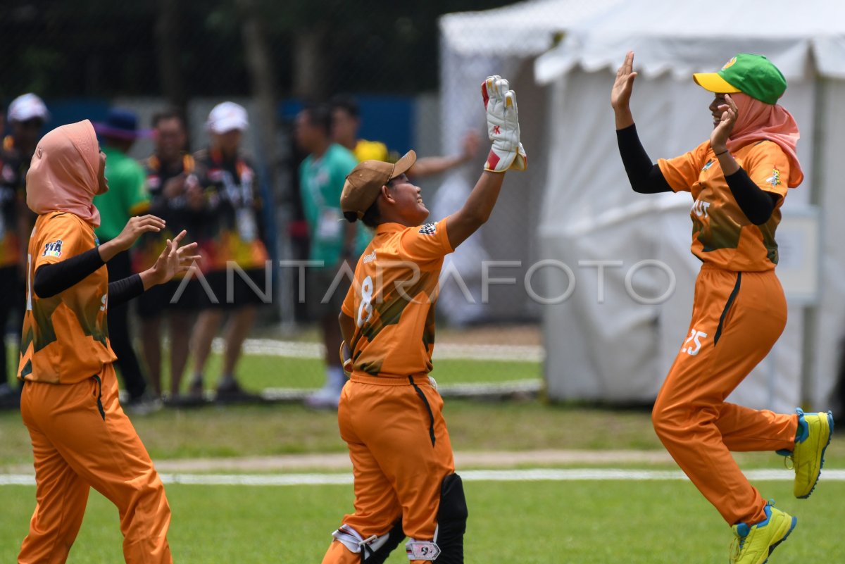 PON XXI Aceh-Sumut : Tim kriket putri Sumatera Utara raih medali emas Super Sixes PON XXI ...
