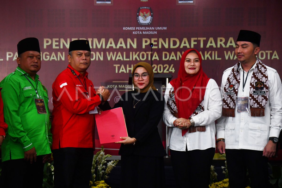 Pendaftaran bakal calon Wali Kota Madiun | ANTARA Foto