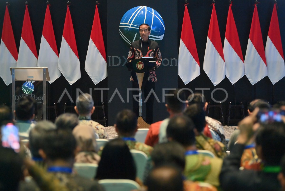 Peresmian bursa karbon Indonesia | ANTARA Foto